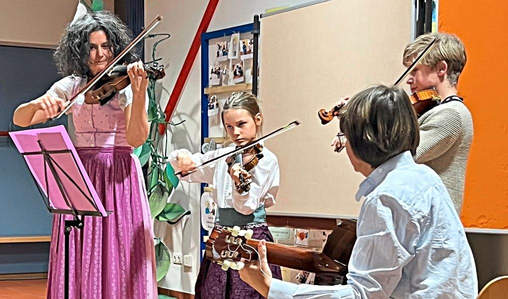 Frisch und munter musiziert beim Musikschul-Hoagarten