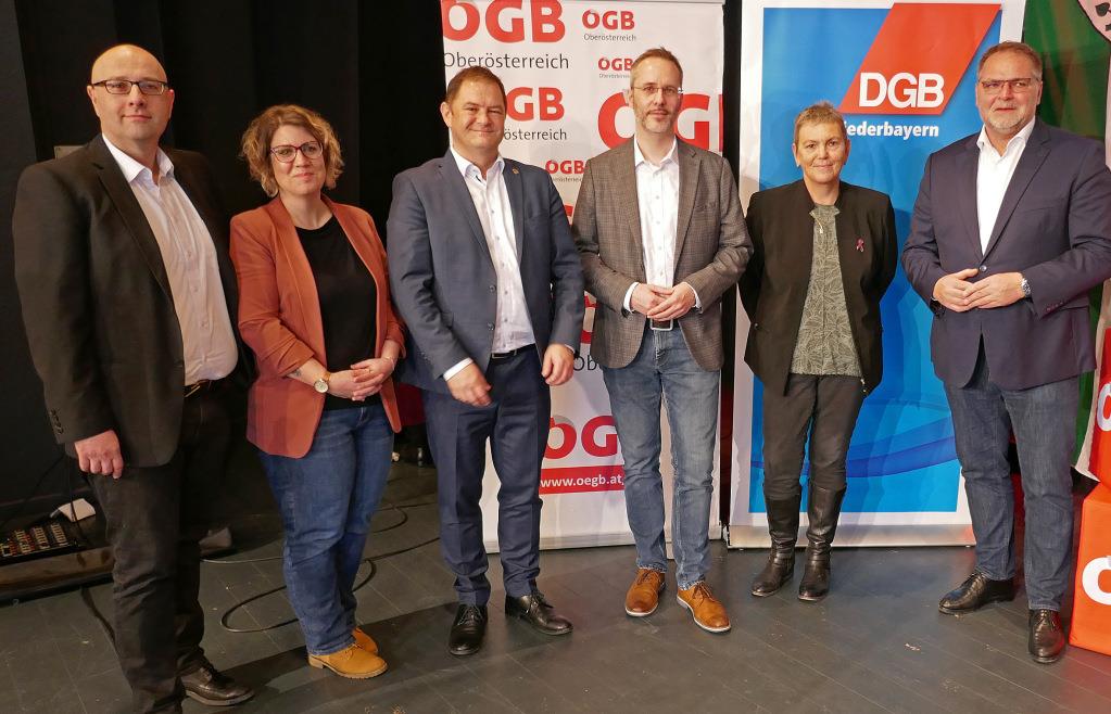Neujahrsempfang der Gewerkschaften DGB und ÖGB