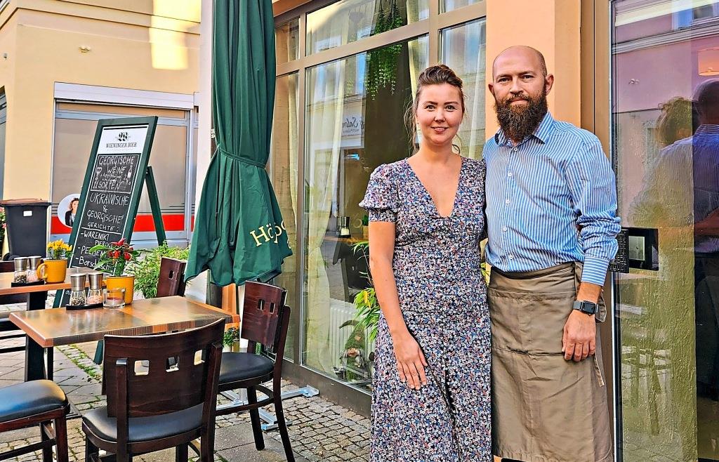 Ukrainisches Paar eröffnet Restaurant: Auberginen statt Blondieren