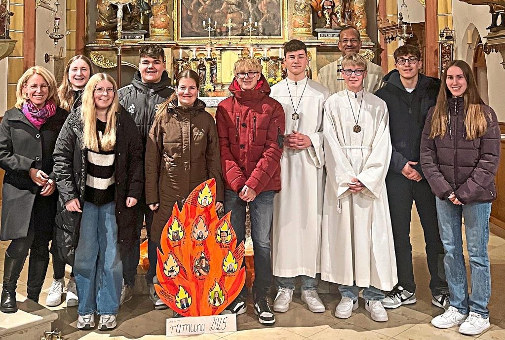 Segen für die Firmlinge