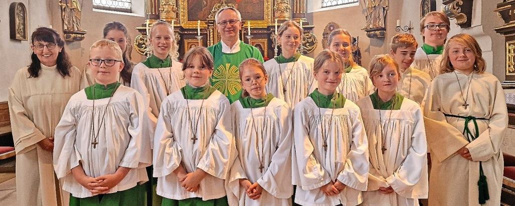 Vier neue Ministranten