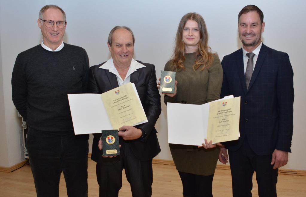 Julia Sander und Detlef Reichardt ausgezeichnet