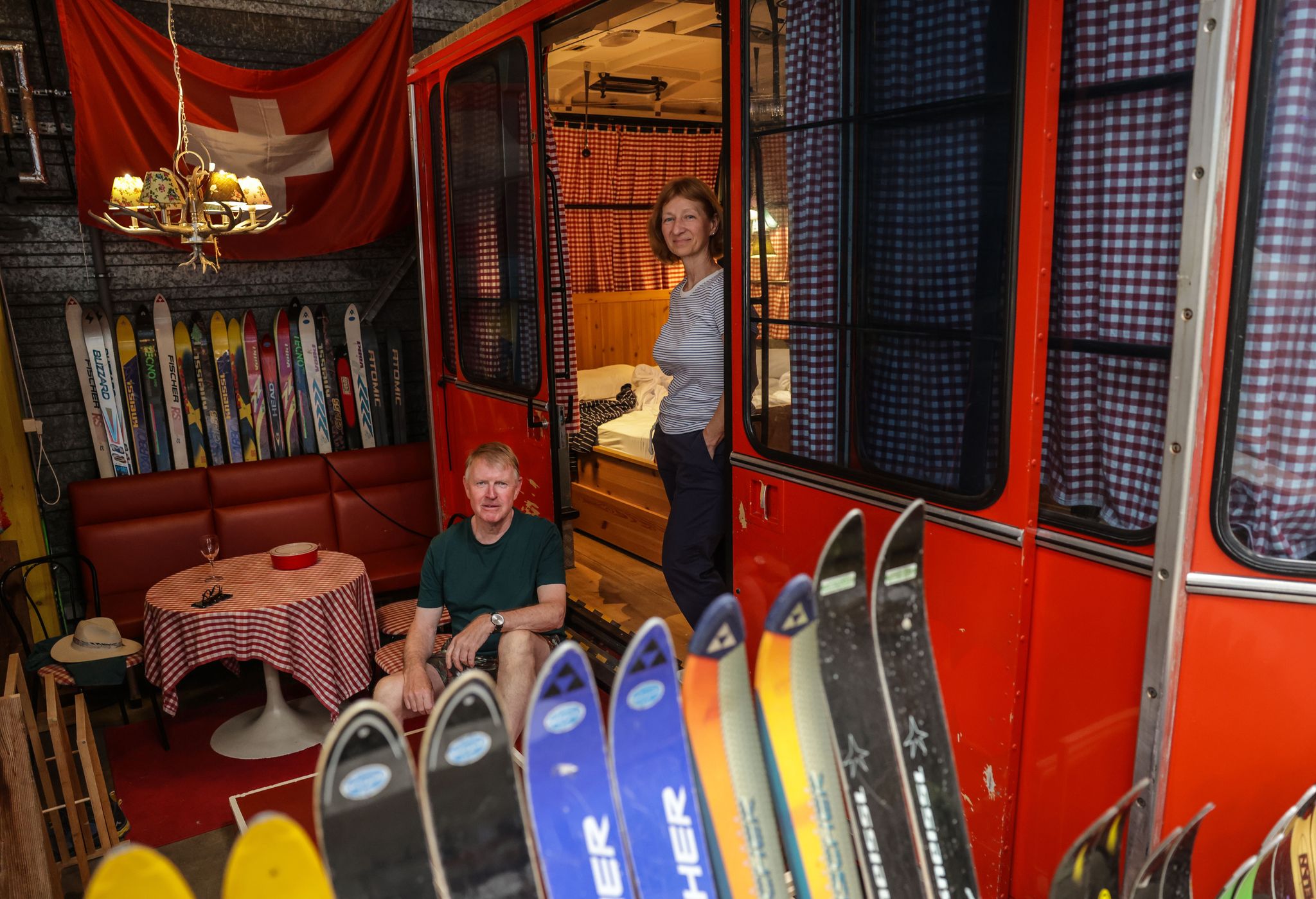 „Schon sehr lustig“ - Indoor-Camping im Hochsommer