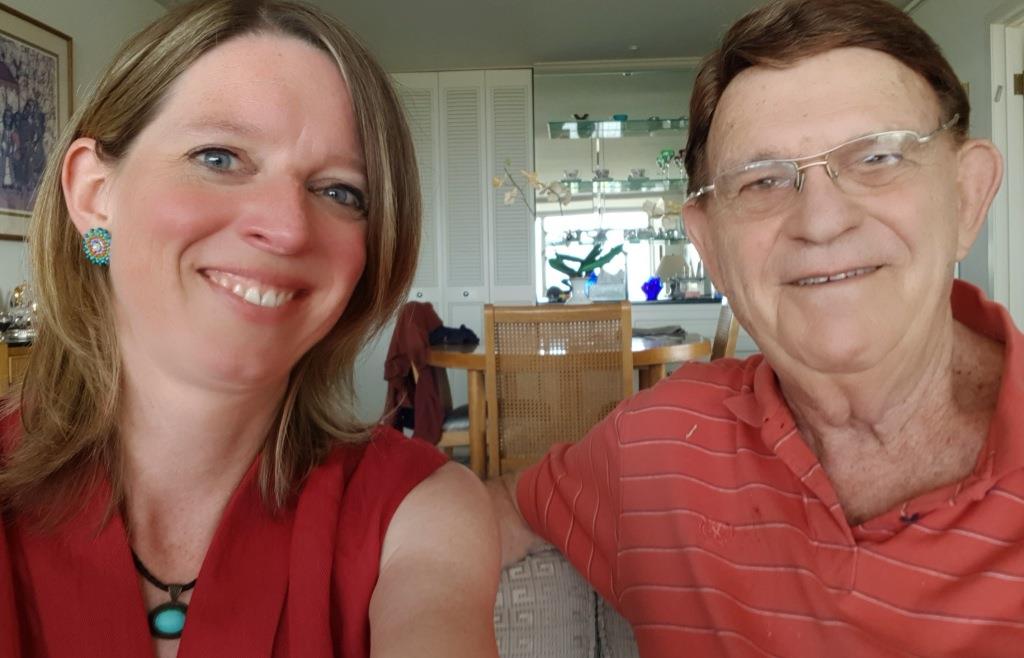 Laufenerin Julia Netter bei einem der letzten NS-Zeitzeugen in den USA