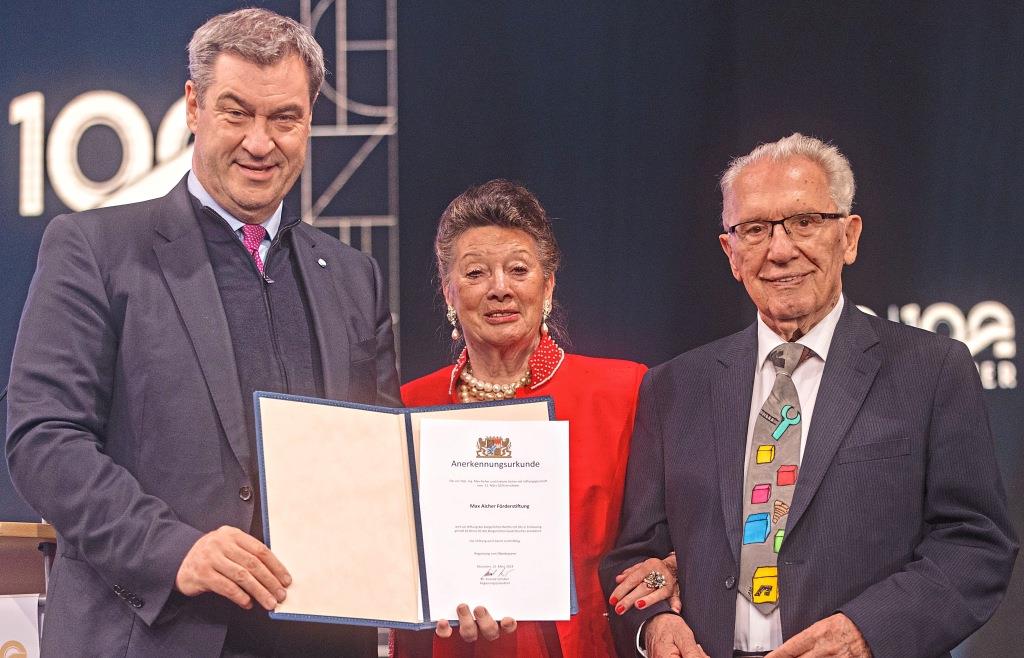 Ministerpräsident würdigt Lebenswerk des Freilassinger Unternehmers Max ...