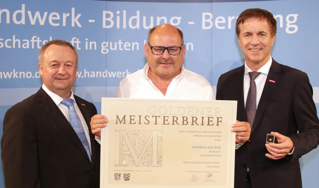 Goldene Meisterbriefe: Dem Nachwuchs ein Vorbild sein