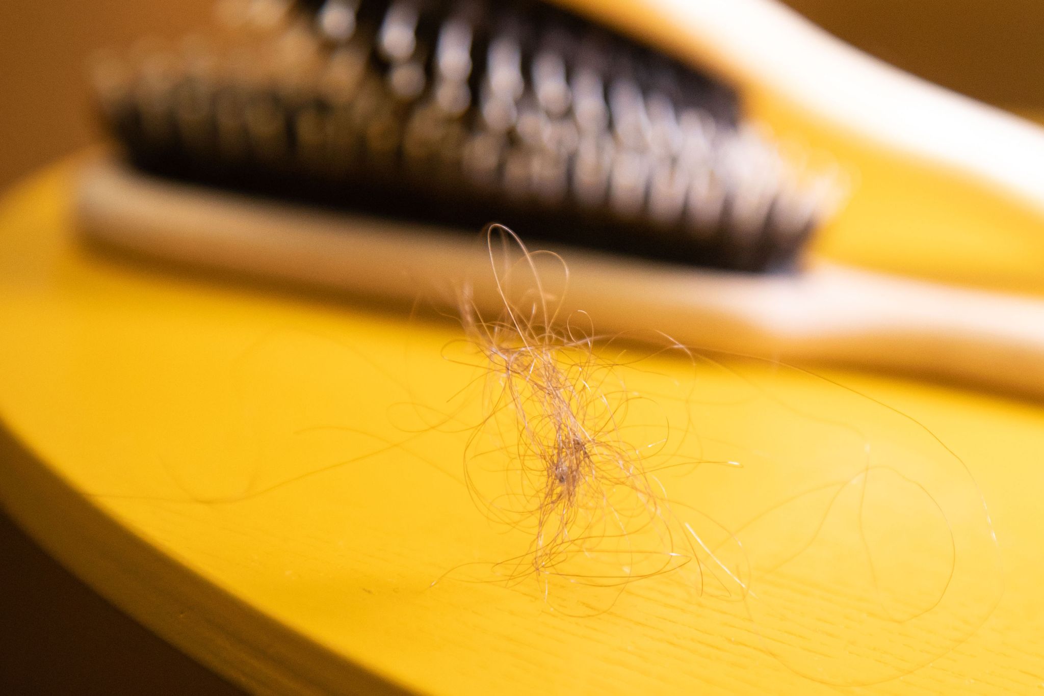Haare einfach aus der Haarbürste entfernen