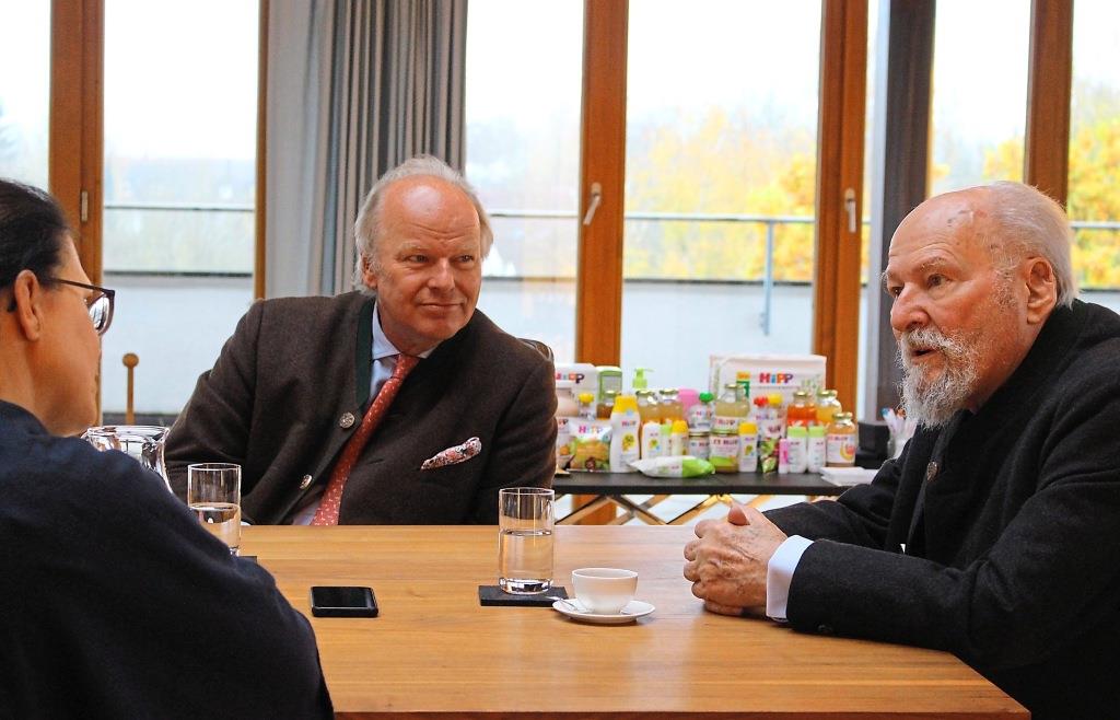 125 Jahre Babynahrung: Bio-Pionier Claus Hipp und Sohn Stefan Hipp im ...