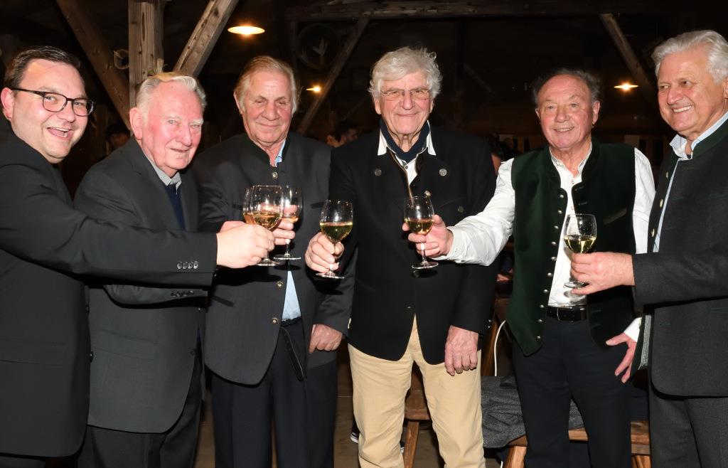 Franz Baumann, Sebastian Haider, Dieter Hoffmann und Josef Fliegl ...