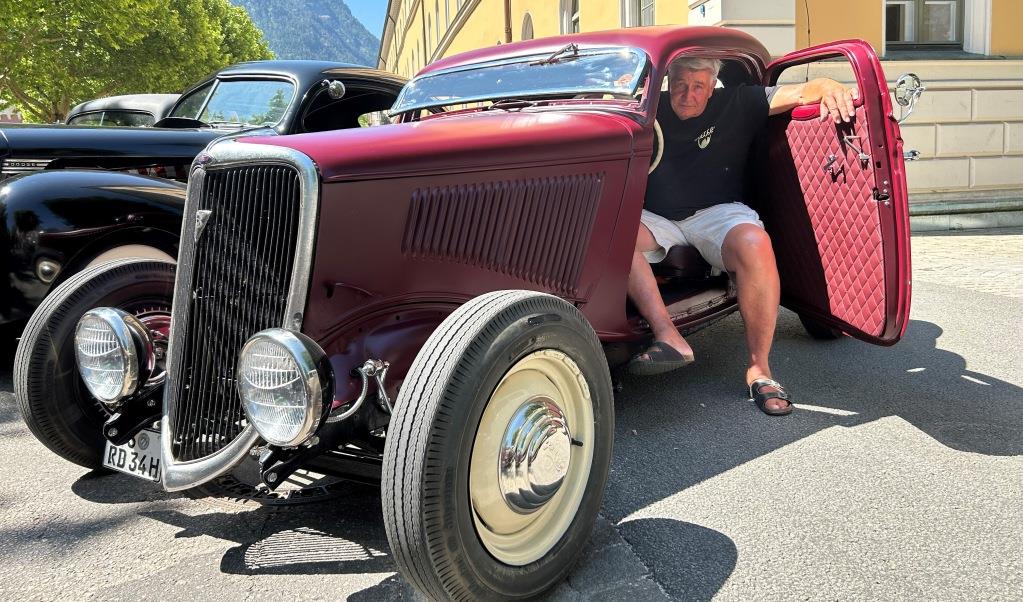 Zwischen Chrom und Kühlergrill: Oldtimer aus den USA zu bestaunen