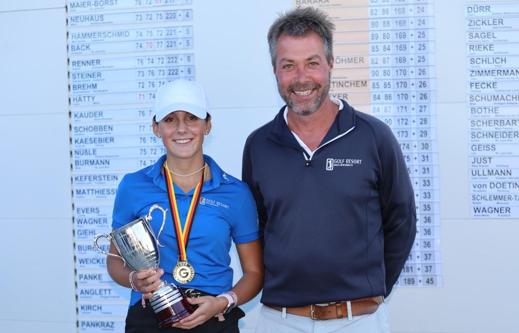 Mit acht Schlägen Vorsprung: Golftalent Lena Geier aus Ringelai ist ...