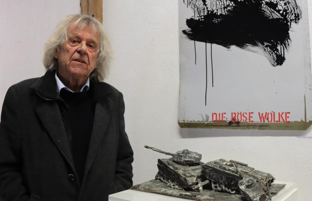 Rudolf Huber-Wilkoff zeigt „Kunst gegen den Krieg“