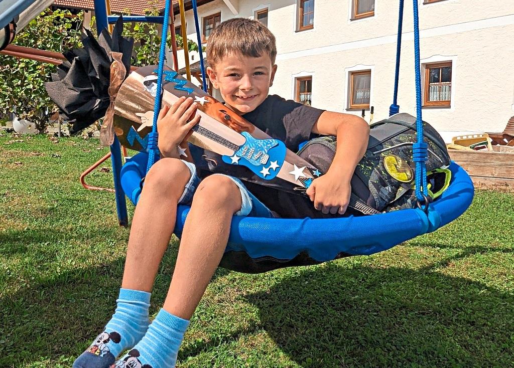 Moritz kann es kaum erwarten