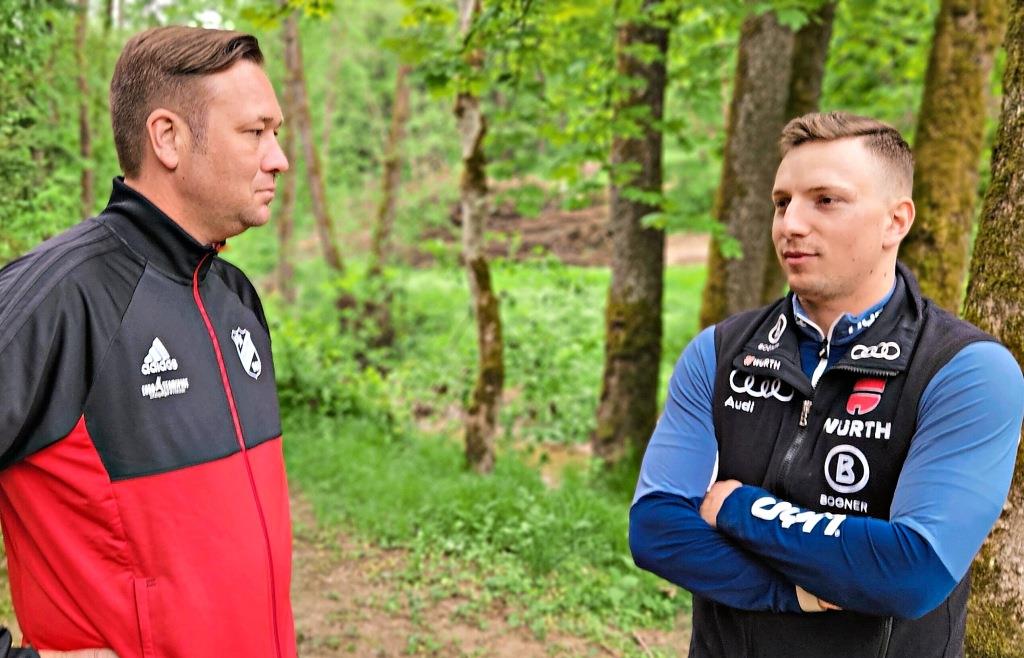 MdL Heisl und Spitzensportler Stockinger treffen sich zur Laufrunde an ...