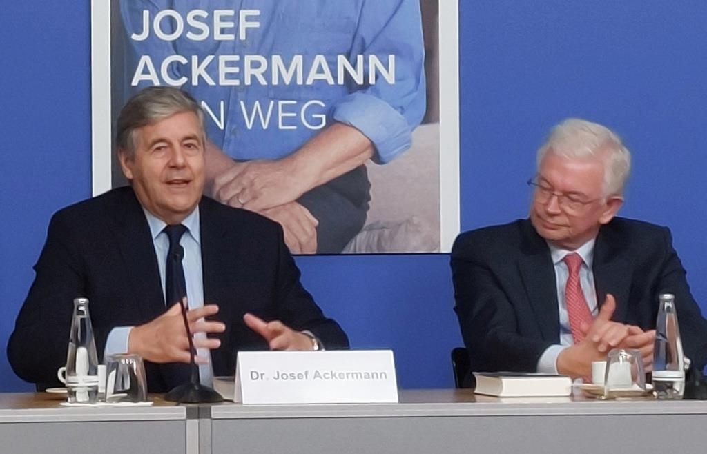 Der Weg des Josef Ackermann: Ex-Deutsche Bank-Chef veröffentlicht seine ...
