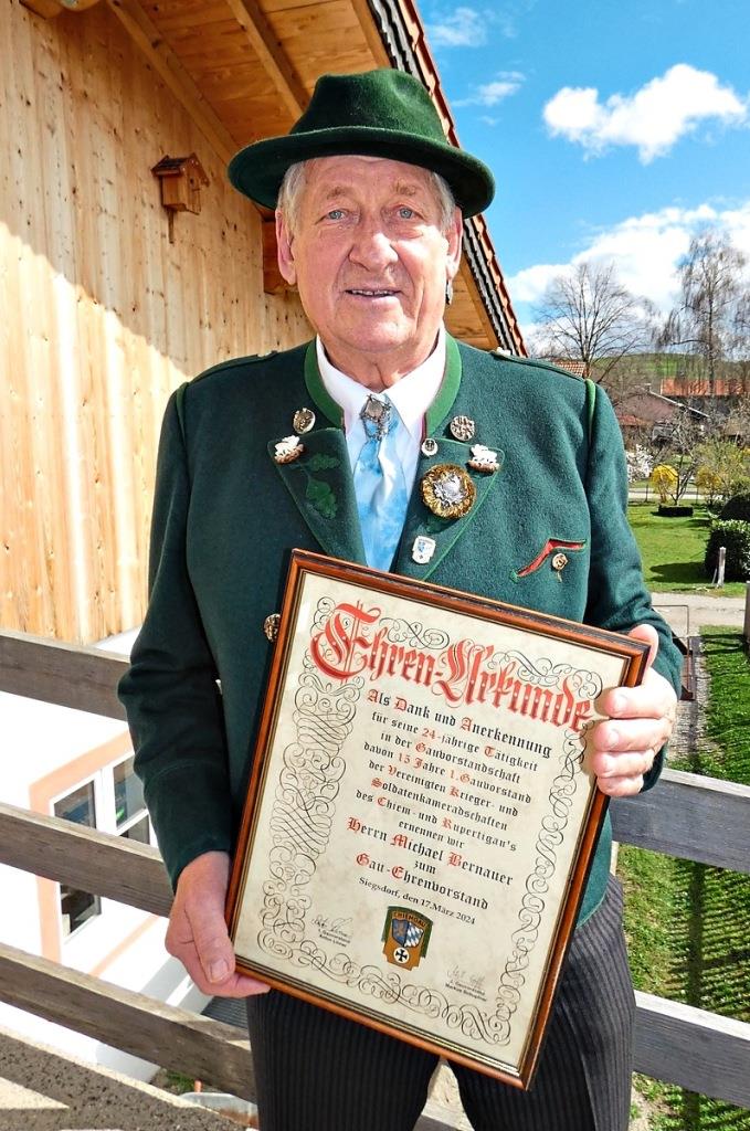 Besondere Ehre für Michael Bernauer