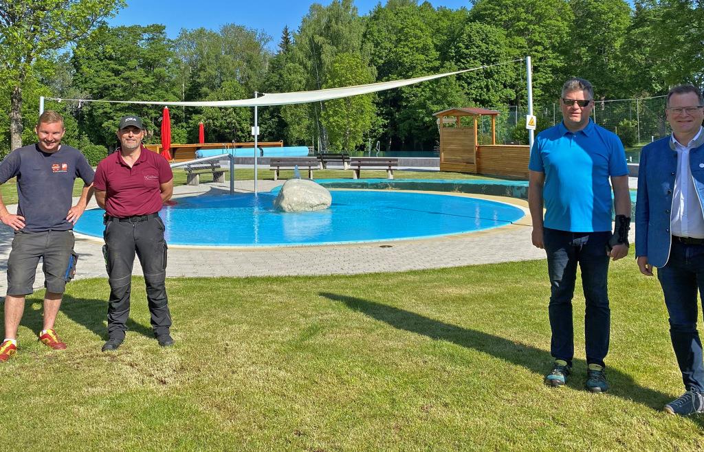 Verstärkung für das Freibad