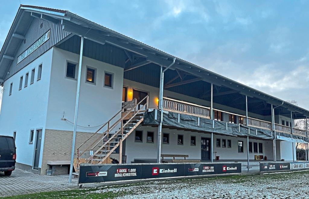 Ein neues Vereinsheim nicht nur für den TSV: Einblick in den Baufortschritt