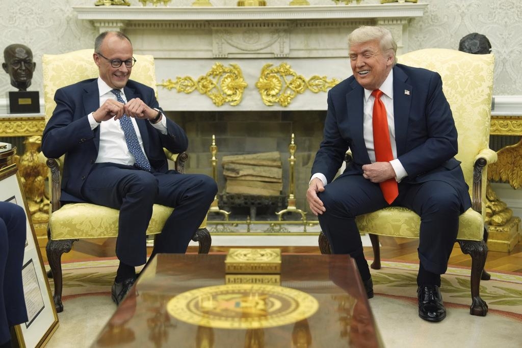 Trump empfängt Kanzler Merz im Weißen Haus: Das Treffen im Newsblog zum ...