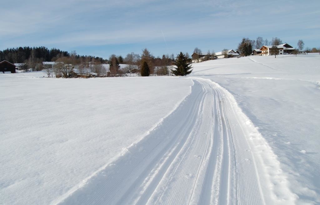 Loipen gespurt: Langlaufen ist jetzt auch in Viechtach möglich