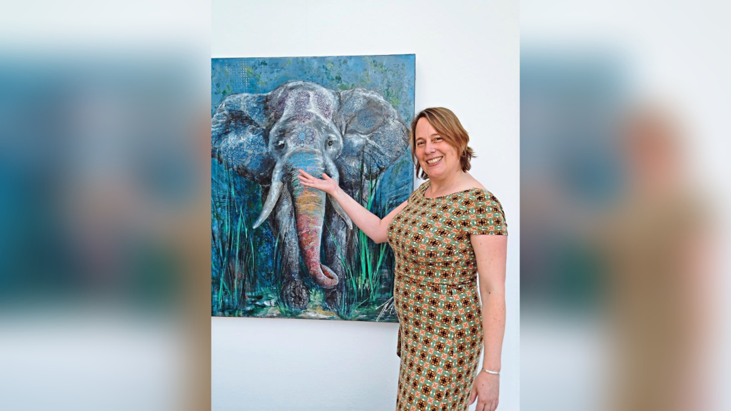 Manuela Jakob Weiss zeigt ihre Werke in der Therme