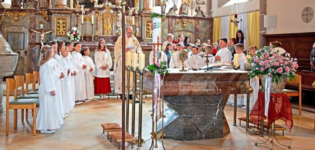 Zum ersten Mal am Tisch des Herrn