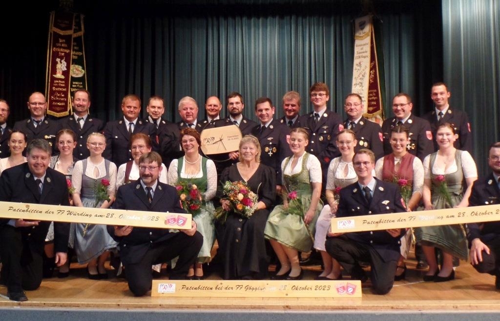 Feuerwehr Würding wird 150: Gögginger sind Patenverein