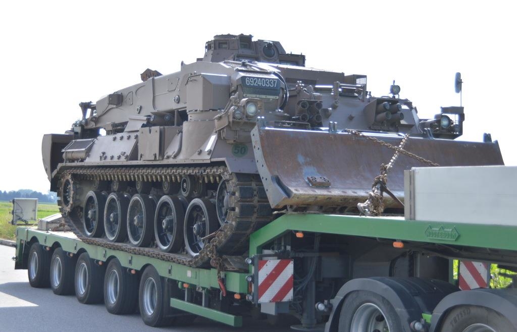 Der Panzer von der A92 ist weg: Die Polizei erklärt warum