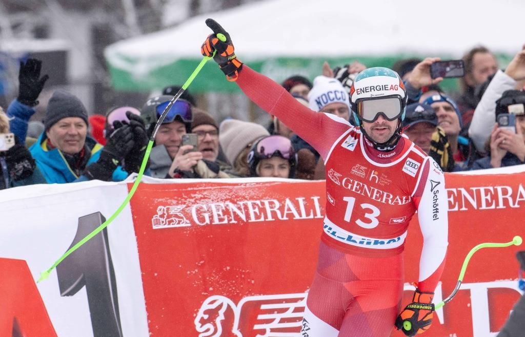Österreicher dominiert auf der ersten Streif-Abfahrt in Kitzbühel ...