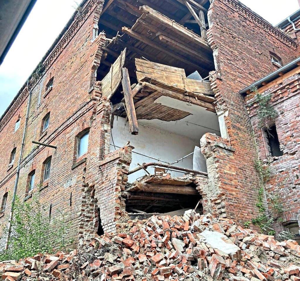 Das sagt Denkmalpflege-Amt nach Teileinsturz der Malzfabrik in Ering