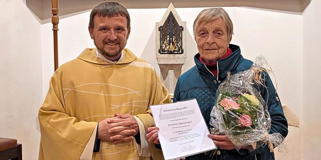 35 Jahre Mesnerdienst in Nebenkirche Waldhäuser