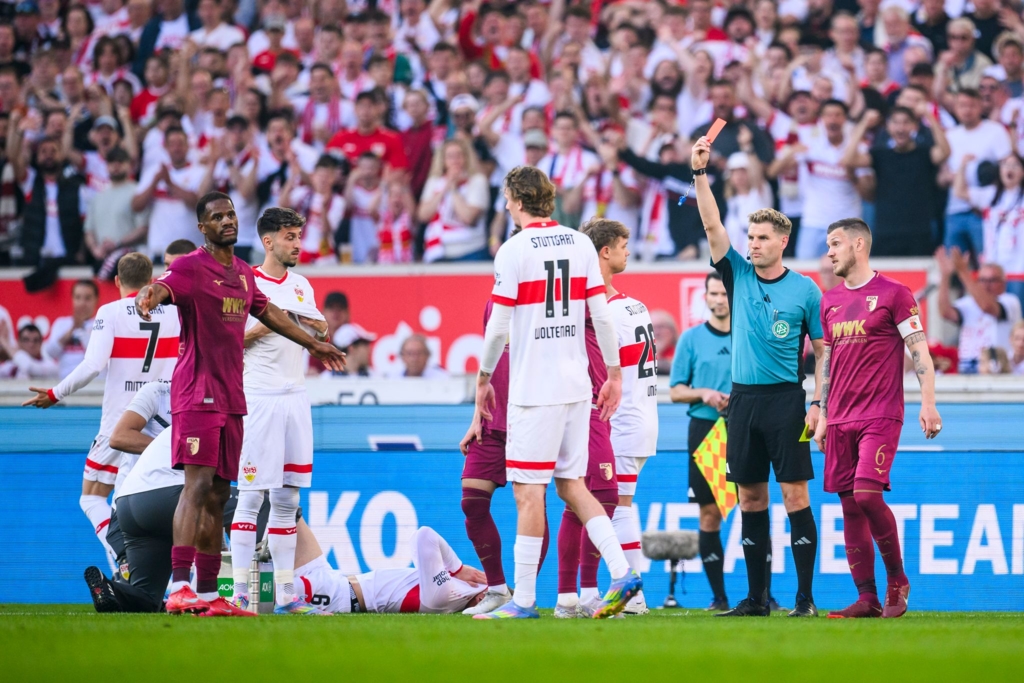 Augsburgs Essende vier Spiele gesperrt nach Foul an Stiller