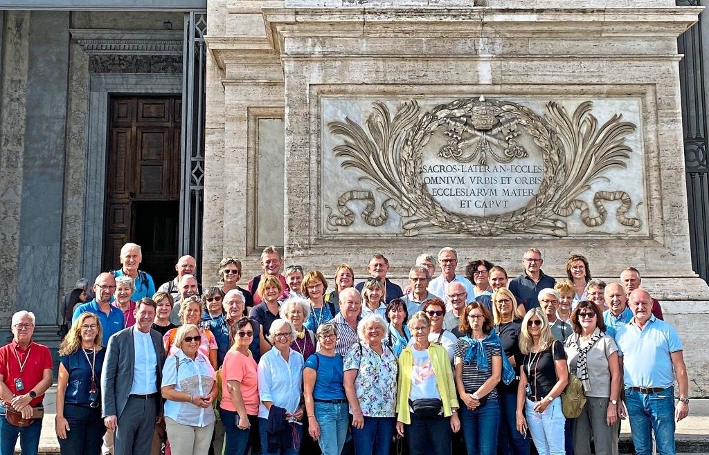 Pilgerreise nach Rom: Gruppe aus Simbach beim Papst