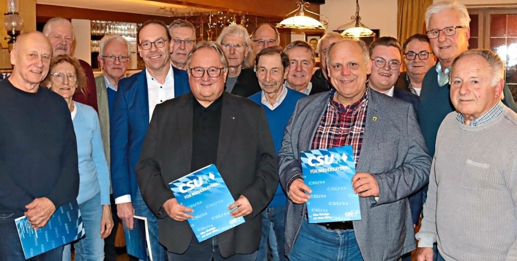 CSU ehrt langjährige Mitglieder