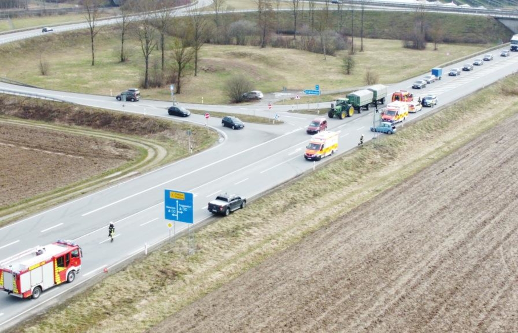 Ein weiterer Unfall an der Autobahnabfahrt Plattling-West