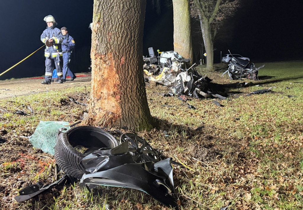 41-Jähriger prallt mit Auto gegen Baum und stirbt