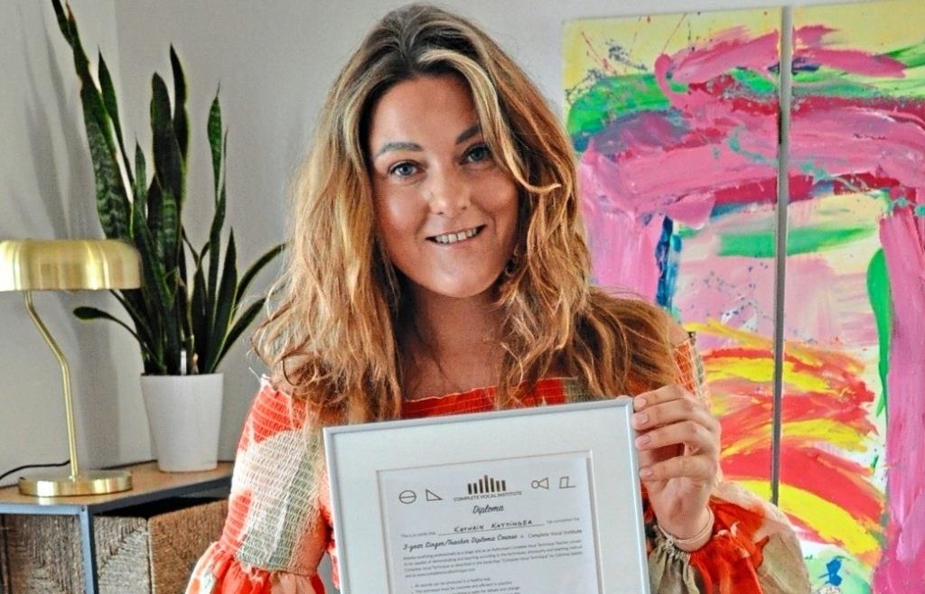 Kathrin Kattinger ist frisch gebackene „Zertifizierte Vocal Coachin“