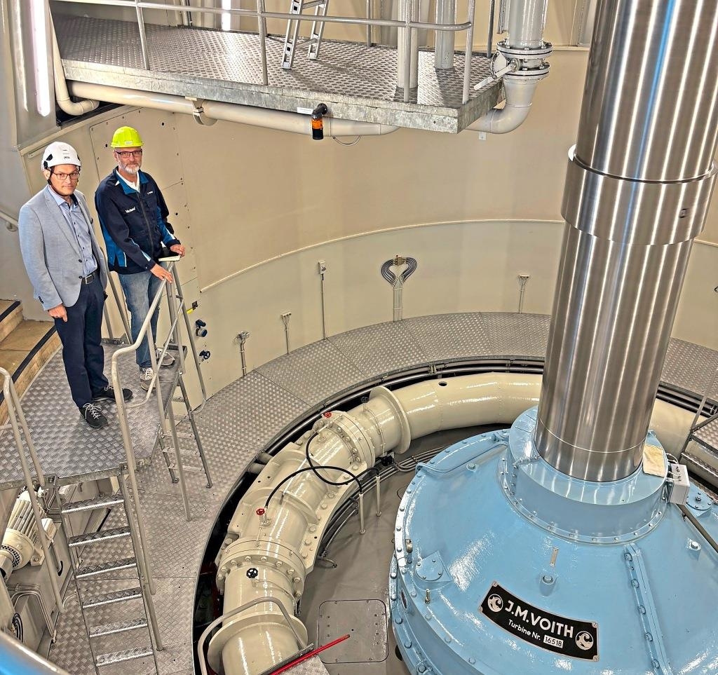 Strom für 144.000 Haushalte im Jahr: Ein Einblick ins Wasserkraftwerk ...