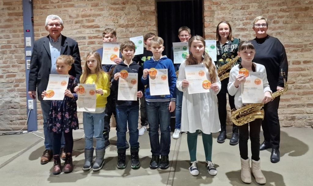 Kurzweilige Musizierstunde: Vorspielabend der Musikschule