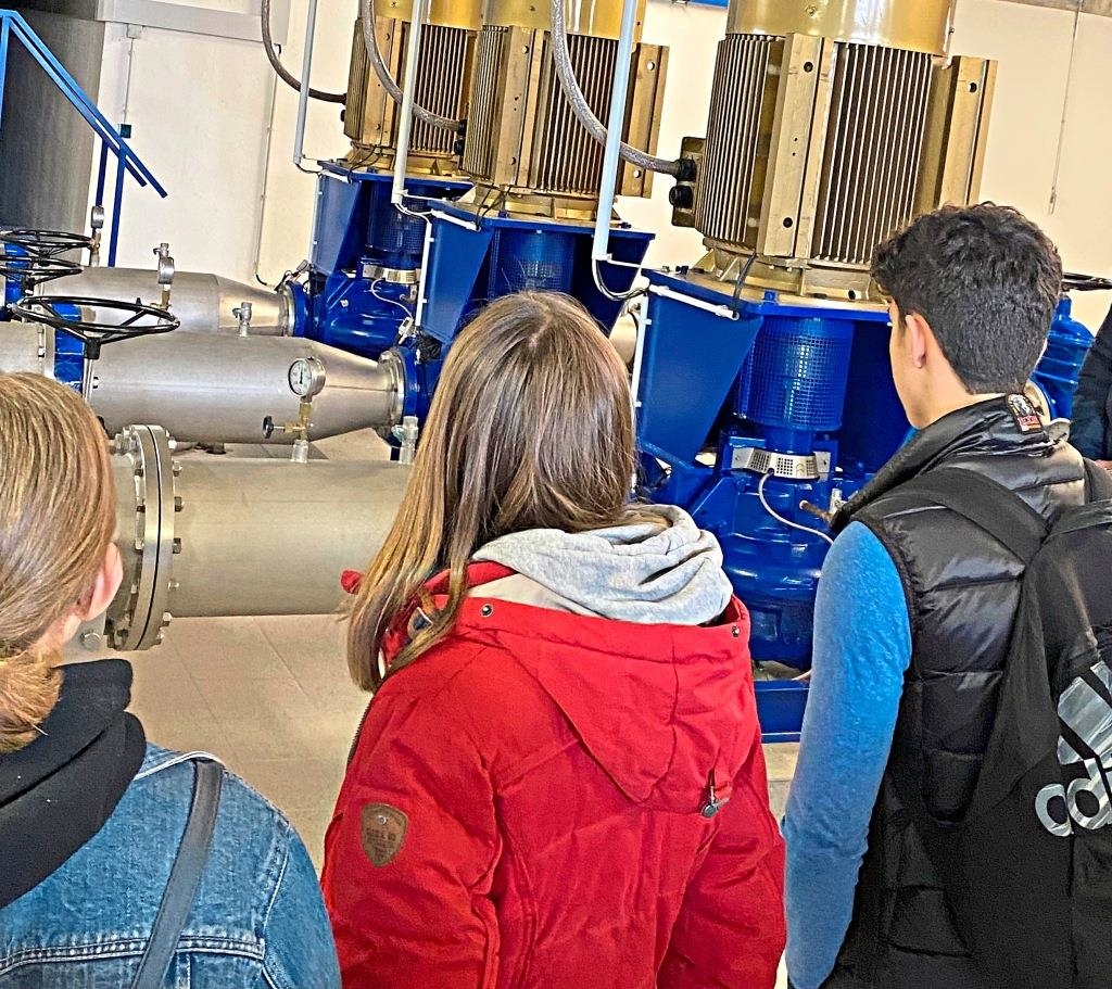 WDG-Schüler erkunden den Weg des Wassers