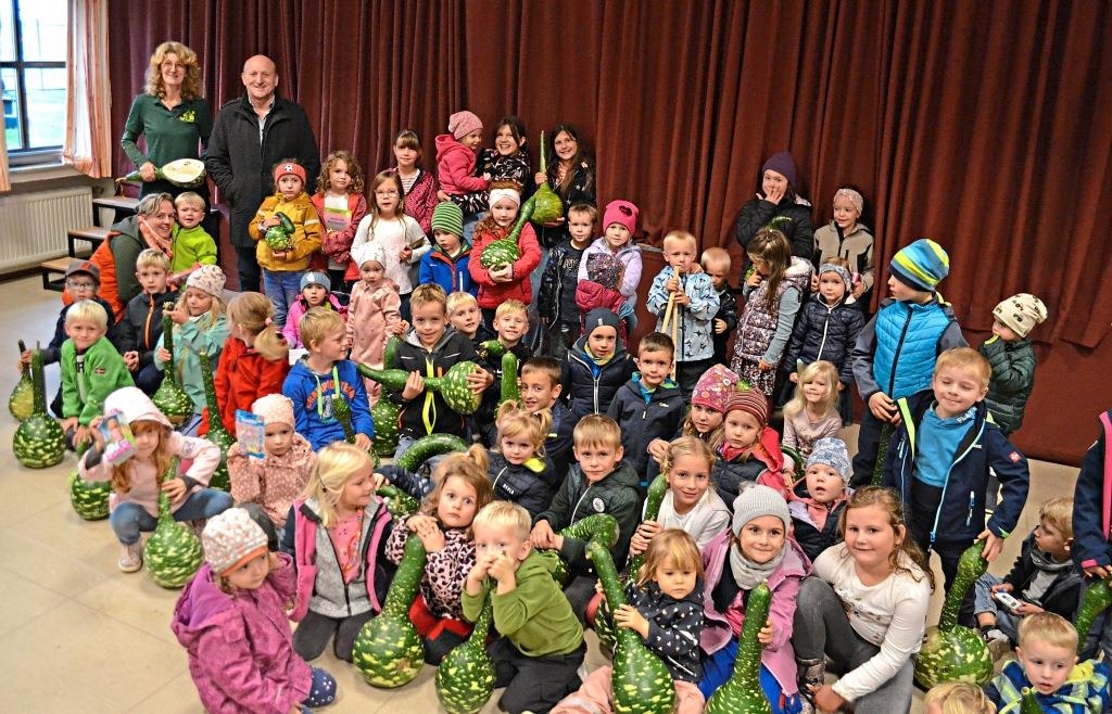 Anton Gradinger hatte die schwerste Kalebasse