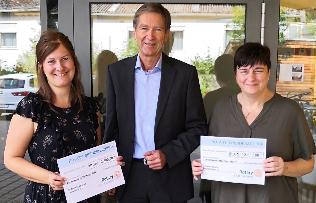 Rotary Club Traunstein spendet 5000 Euro
