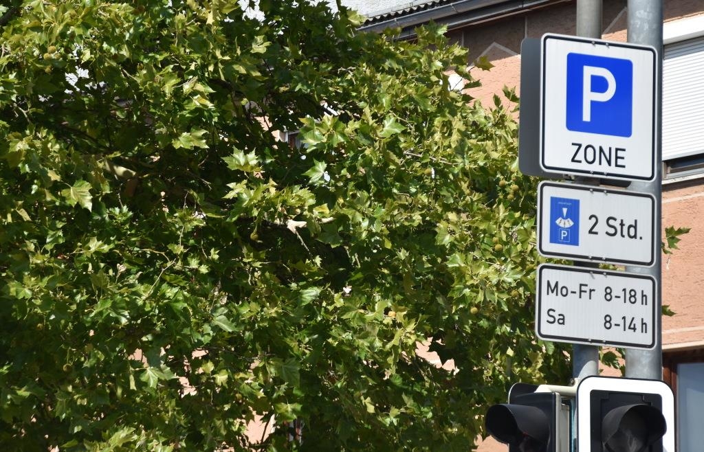 Zettel Statt Parkscheibe