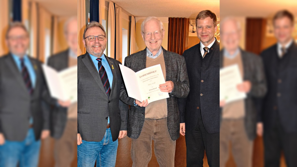 Ehrenbrief für Alois Seidl