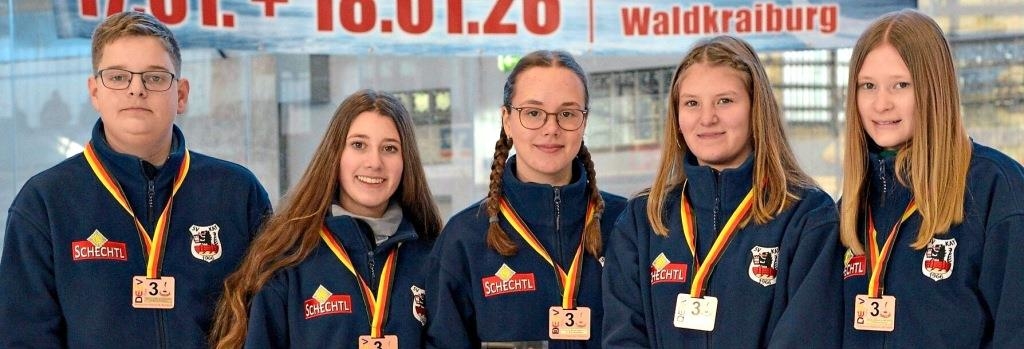 Kayer Eisstock-Jugend holt bei „Deutscher“ sechs Medaillen