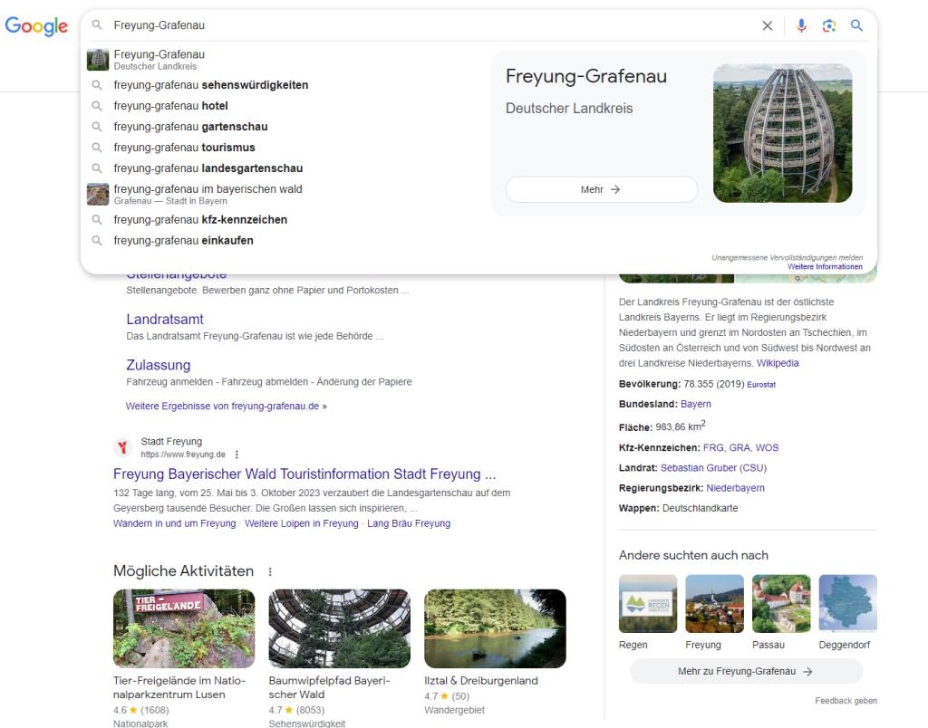 25 Jahre Google: Was weiß die Suchmaschine über den Landkreis Freyung-Grafenau?