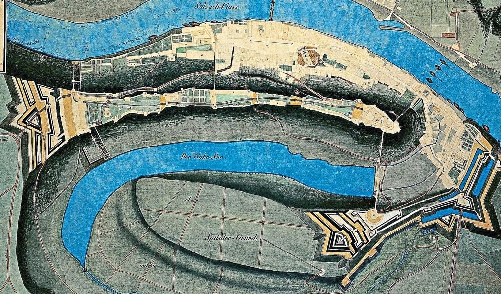 Früher war der heutige Badesee Teil der Befestigungsanlage der ...