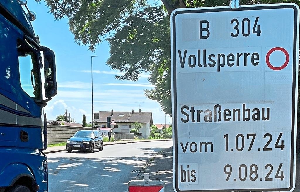 B304: Hauptverkehrsader in Altenmarkt ab Montag für sechs Wochen gesperrt