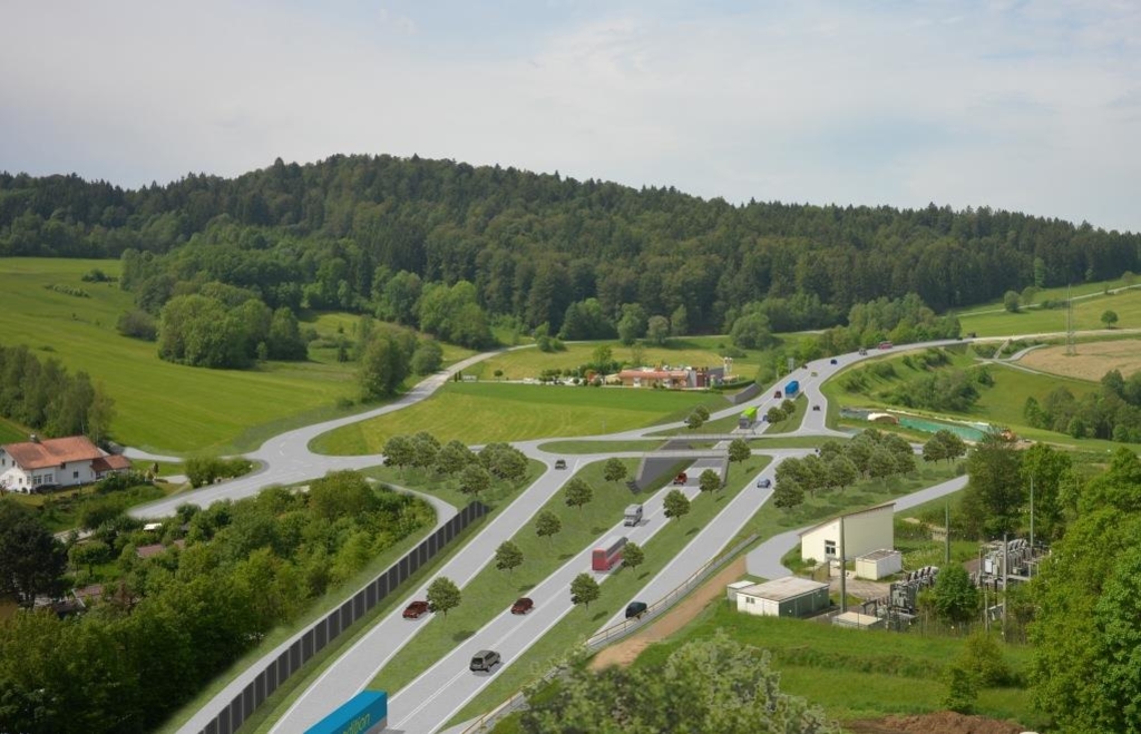 B12-Baustelle in Ort nimmt ab Montag erste Konturen an