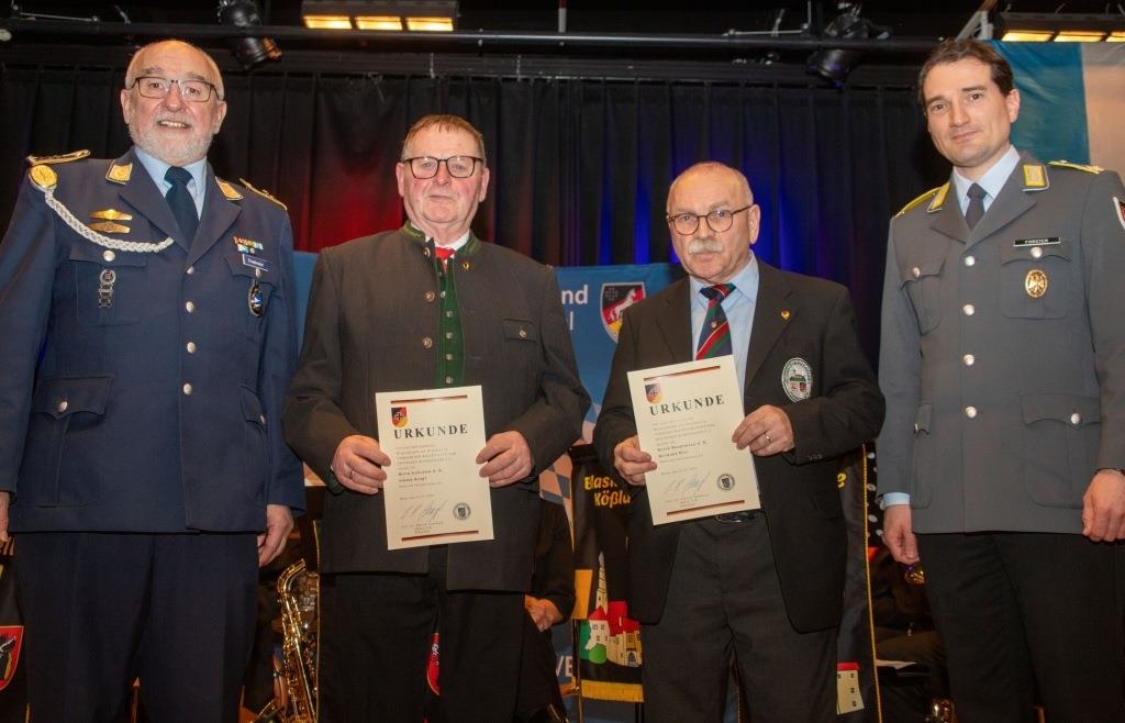 Im Rahmen des Neujahrsempfangs: Rottaler Reservisten ehren langjährige ...